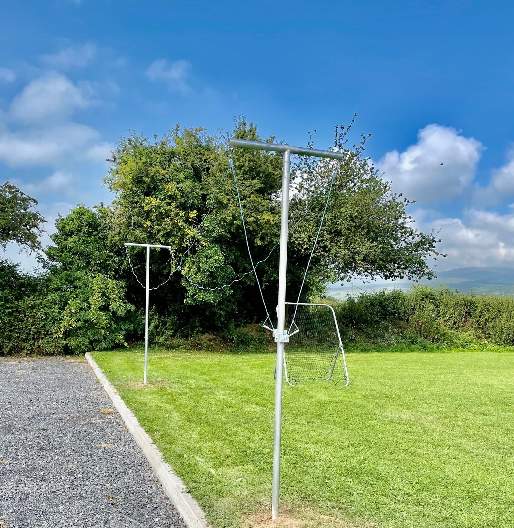 Double Clothes Line Poles | Heavy Duty T-bar poles – Clothes Lines Ireland